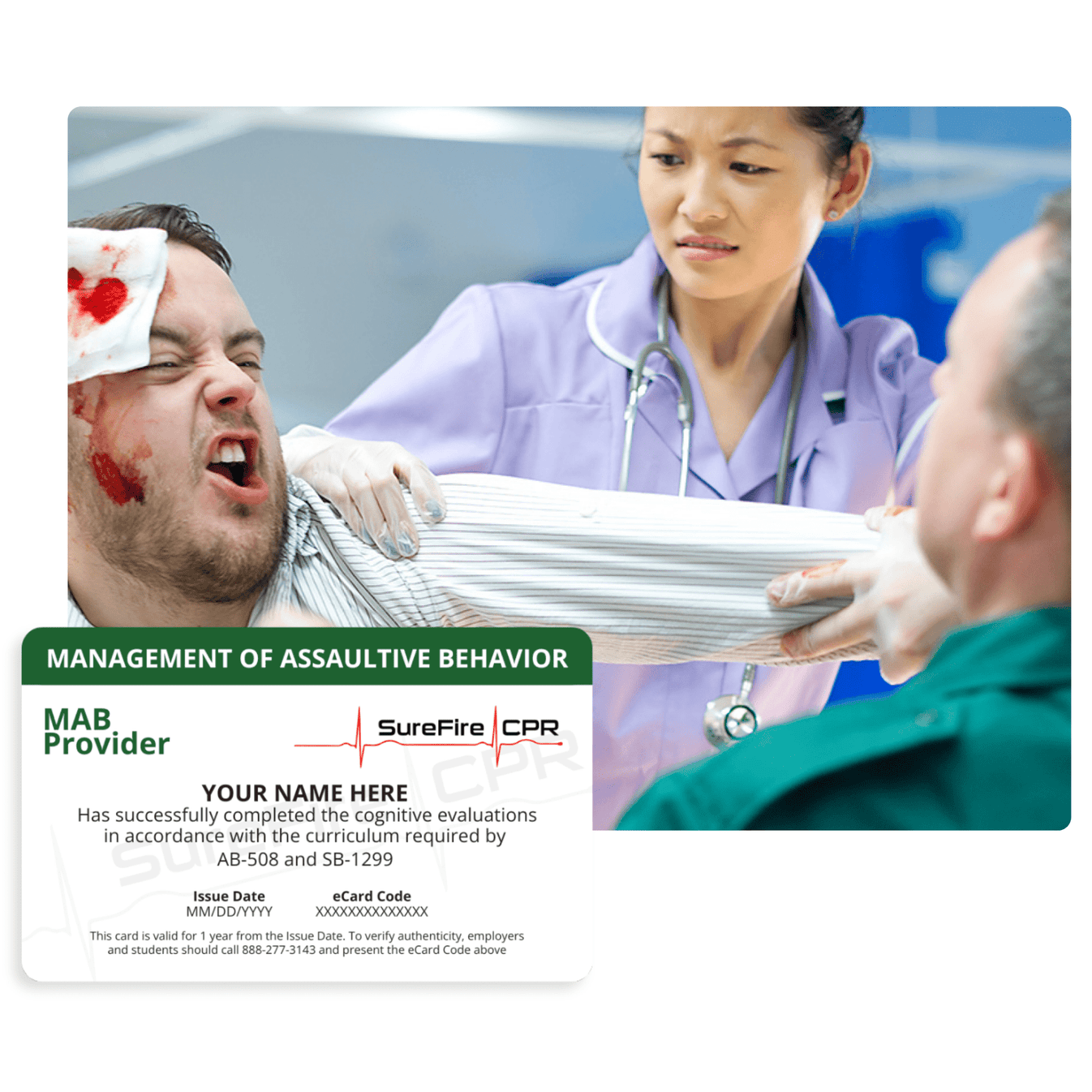 Management of Assaultive Behavior (MAB) Certification – SureFire CPR